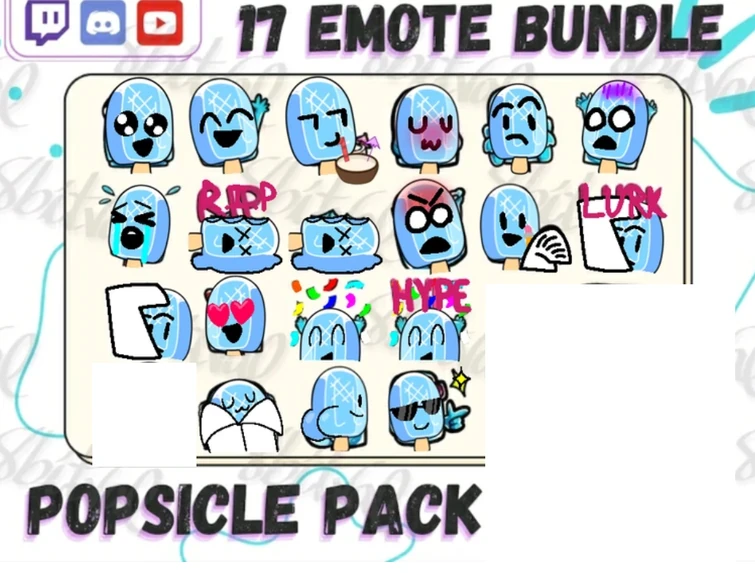 Popsicle emote bundle. | Fandom