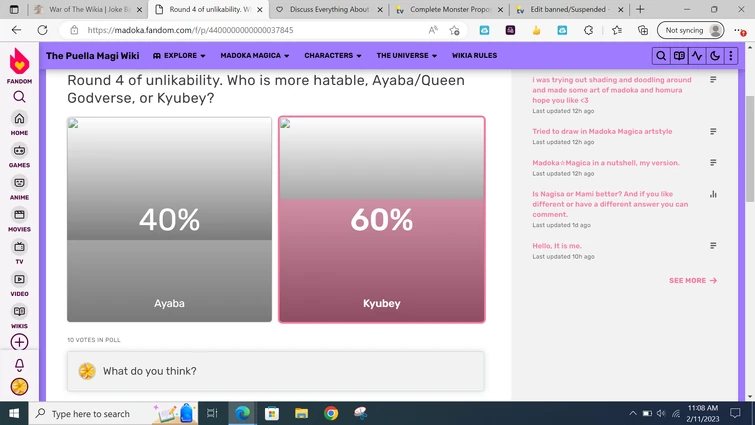Round 4 of unlikability. Who is more hatable, Ayaba/Queen Godverse, or ...