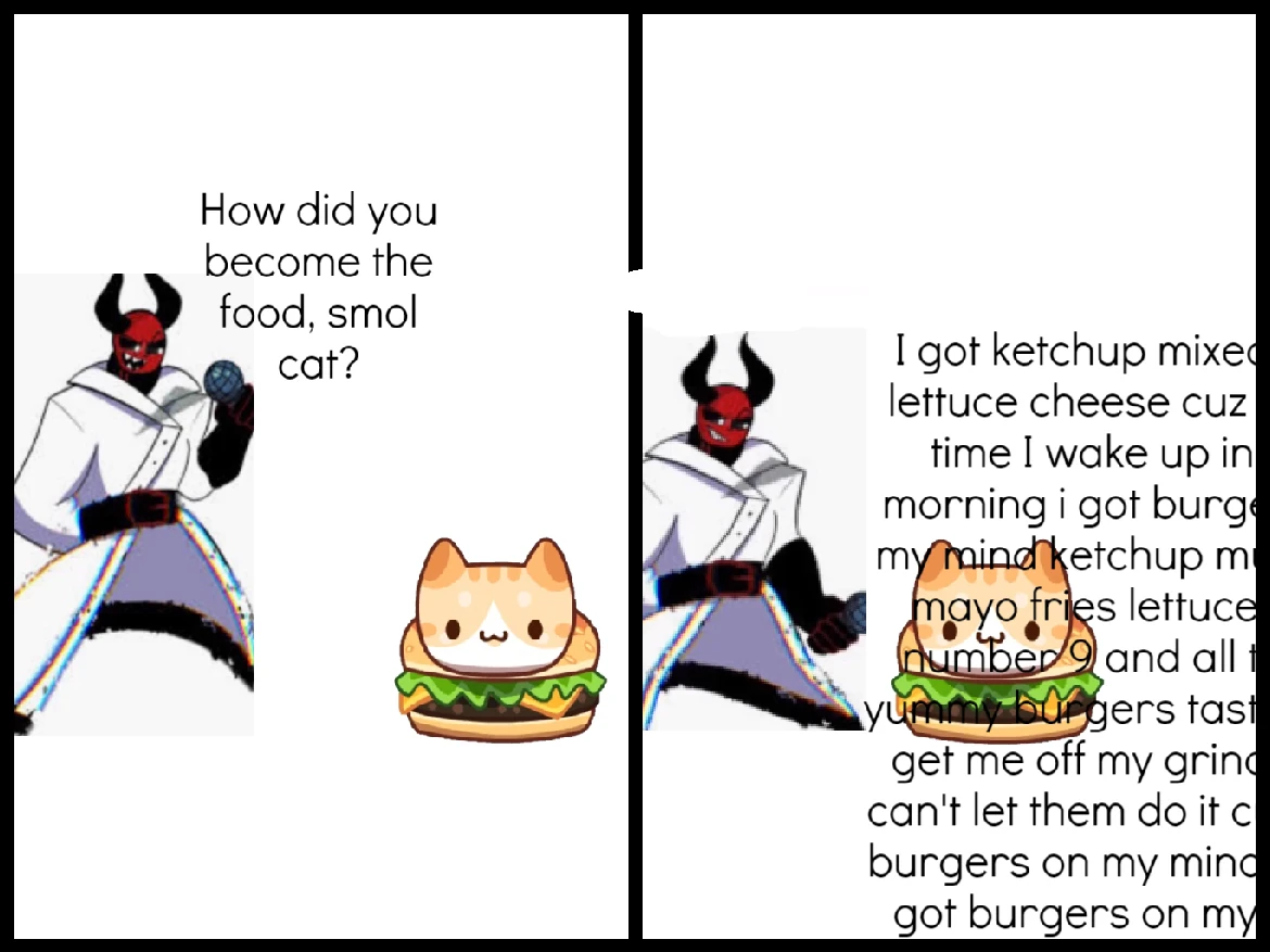 Minus!Austin interviews a burger cat from Cat Game. | Fandom