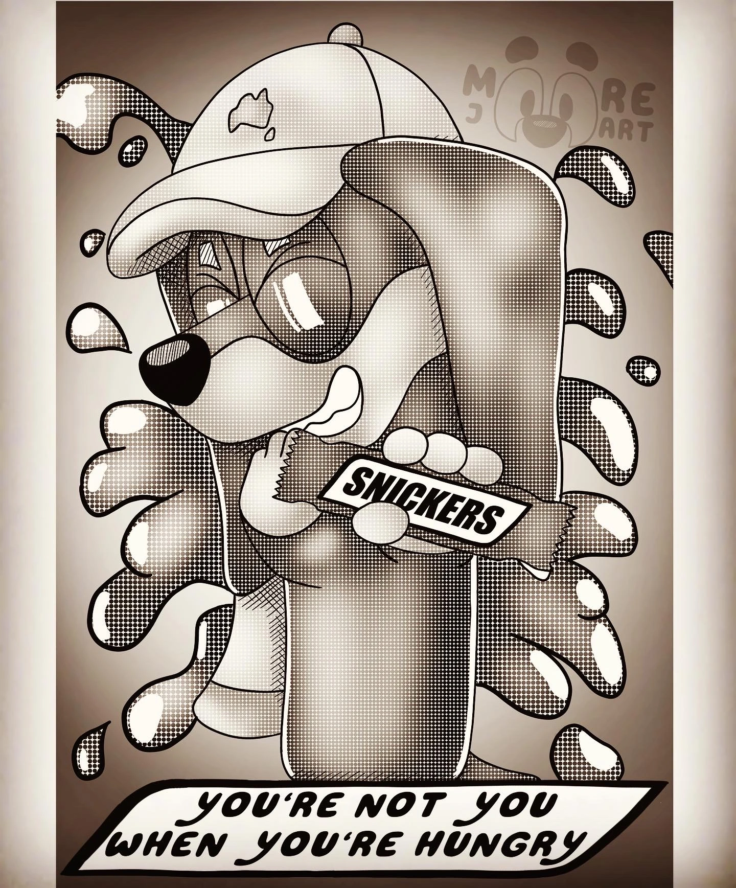 Snickers Snickering With A Snickers Bar (Redrawn) | Fandom