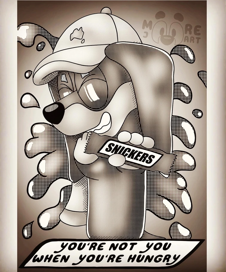 Snickers Snickering With A Snickers Bar (Redrawn) | Fandom