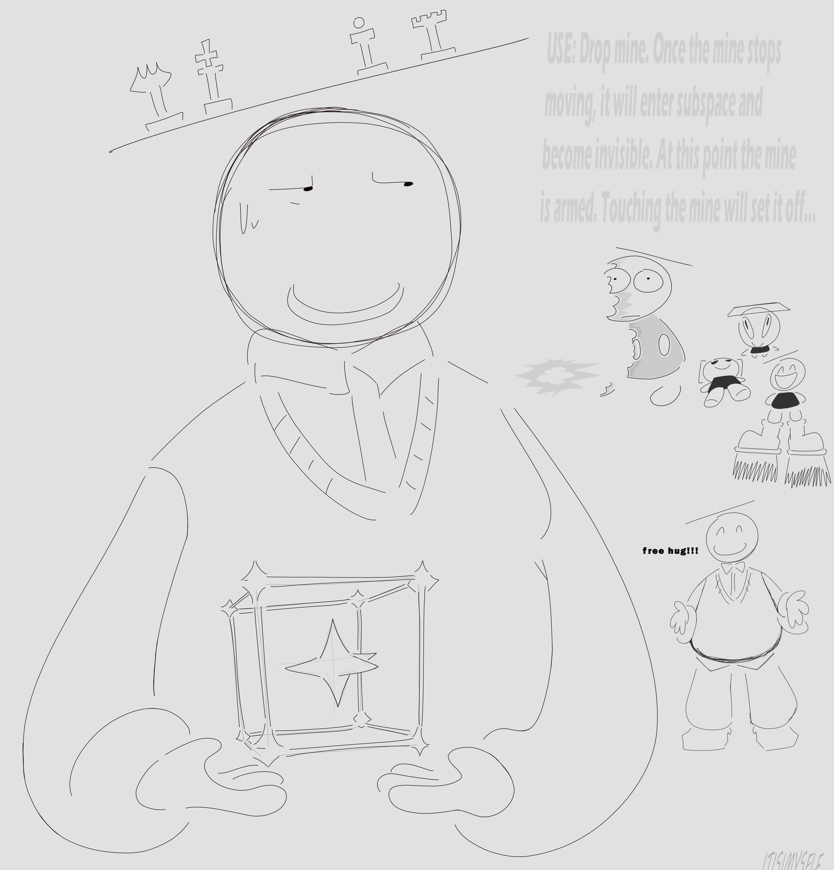 more drawings (special guest subspace tripmine) | Fandom