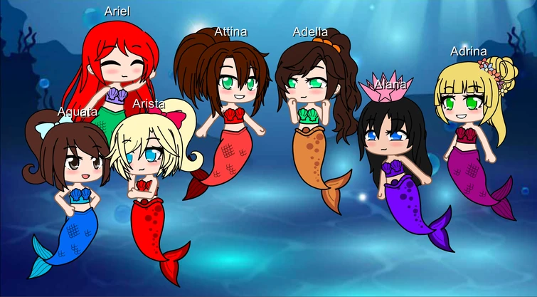 All of Ariels sisters (Cartoon and Live action) | Fandom