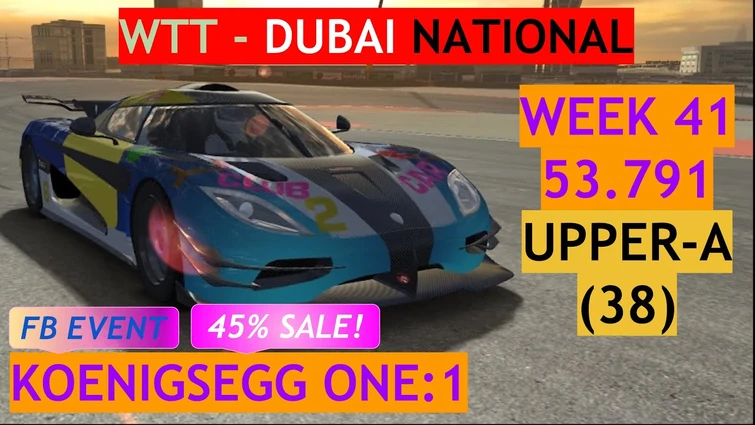 WTT | Week 41, 2022 | Dubai Autodrome, National Circuit | Fandom