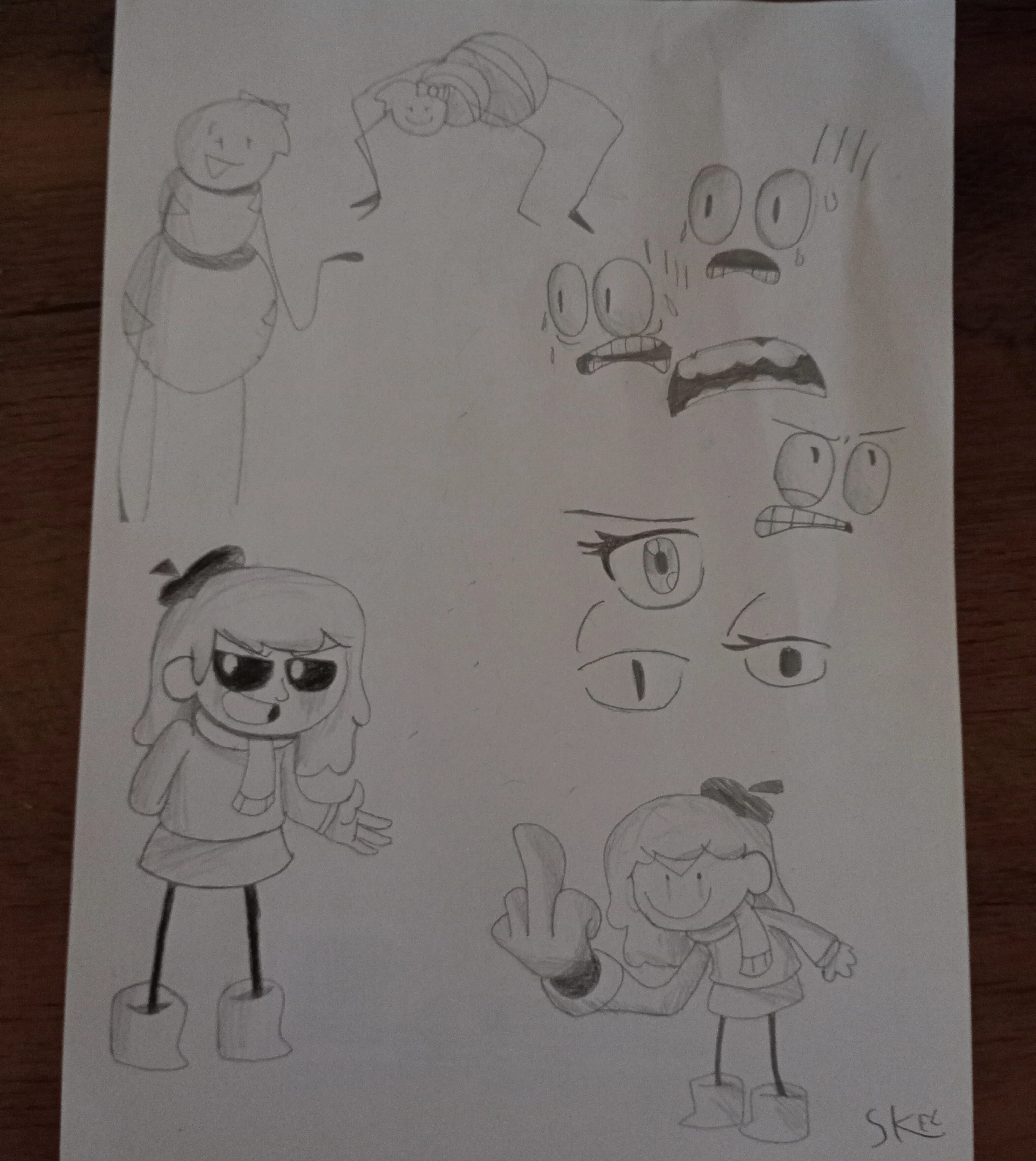 these lil paper doodles i forgot to post here | Fandom