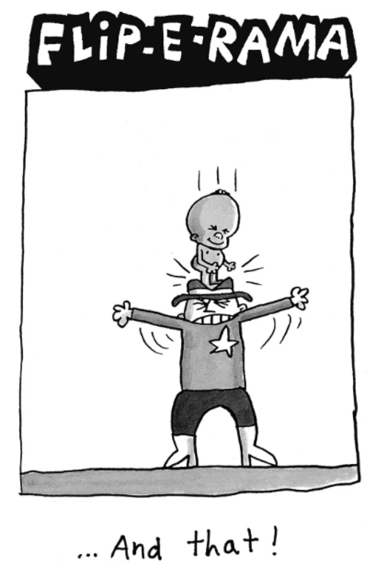 I made a Flip-o-Rama from Super Diaper Baby as a GIF... | Fandom