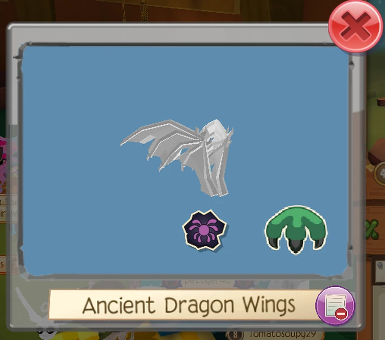 lf this exact color of darkside ancient dragon wings | Fandom