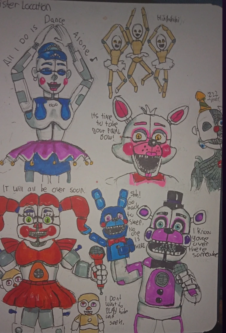 Sister location fan art!! Hope you guys like it 😀 ( Not drawing the ...