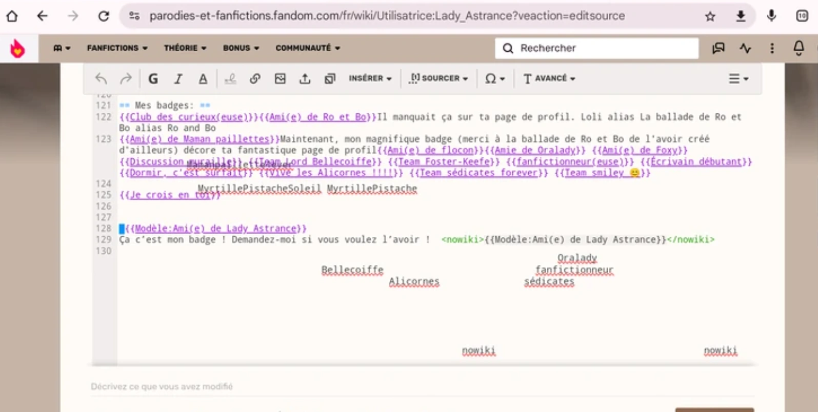 A friend's profile page has crashed. | Fandom