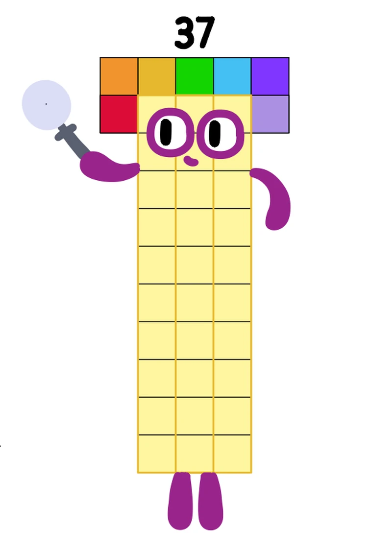 I rebuilt my fanmade Numberblocks 33-39. Here's the results. | Fandom