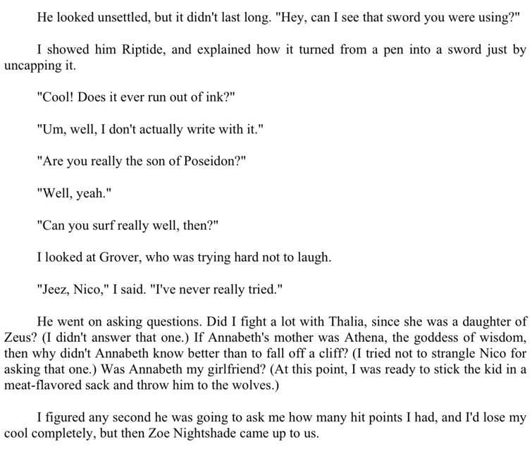 Funniest pjo quotes | Fandom