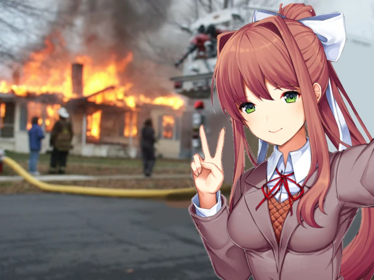 Monika is the destruction girl | Fandom