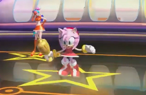 Amy rose and ulala in sega superstar tennis | Fandom