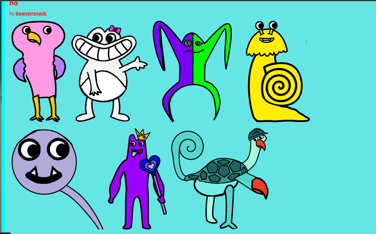 Was scrolling through the garten of banban comic studio AND IM LAUGHING ...