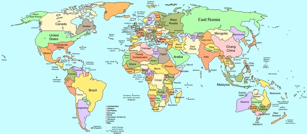 Updated Maps of the World in Differently | Fandom
