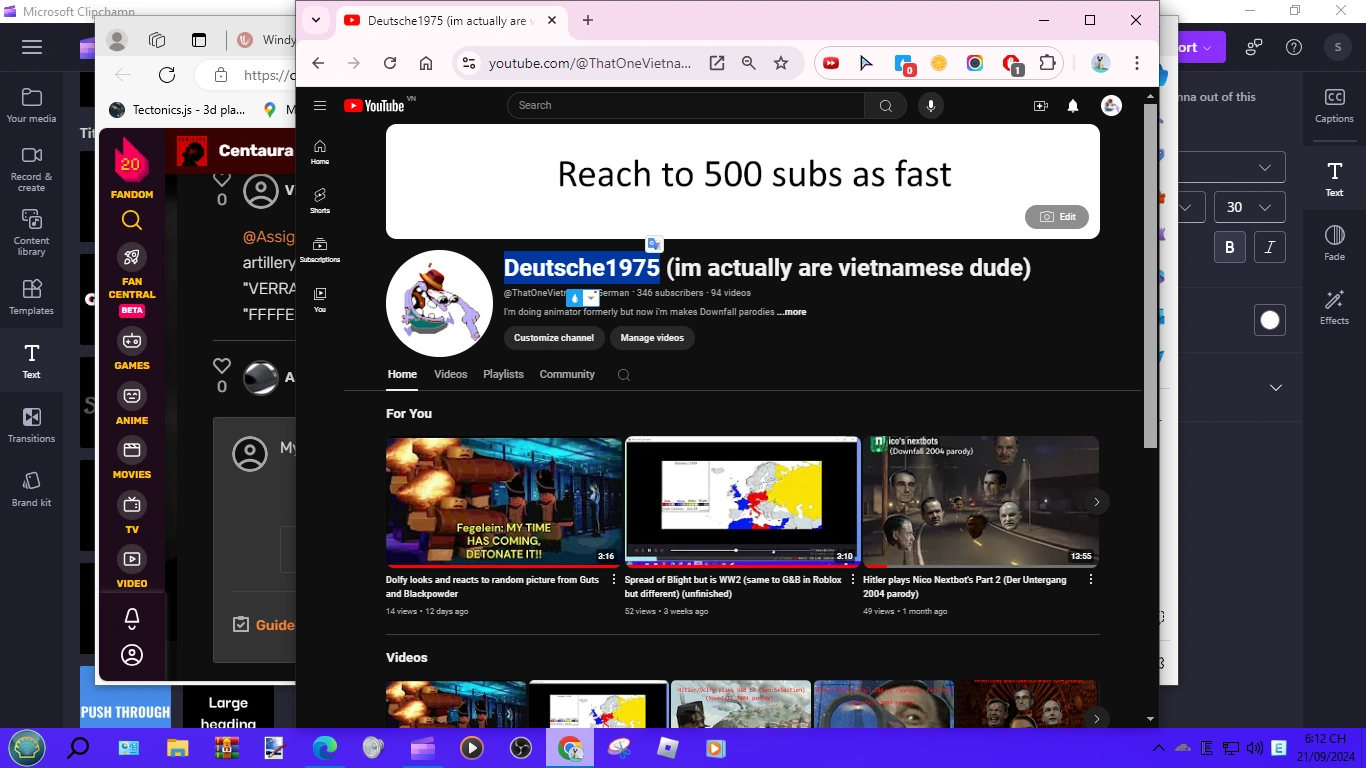 This is my Youtube channel Deutshce1975 (again) | Fandom