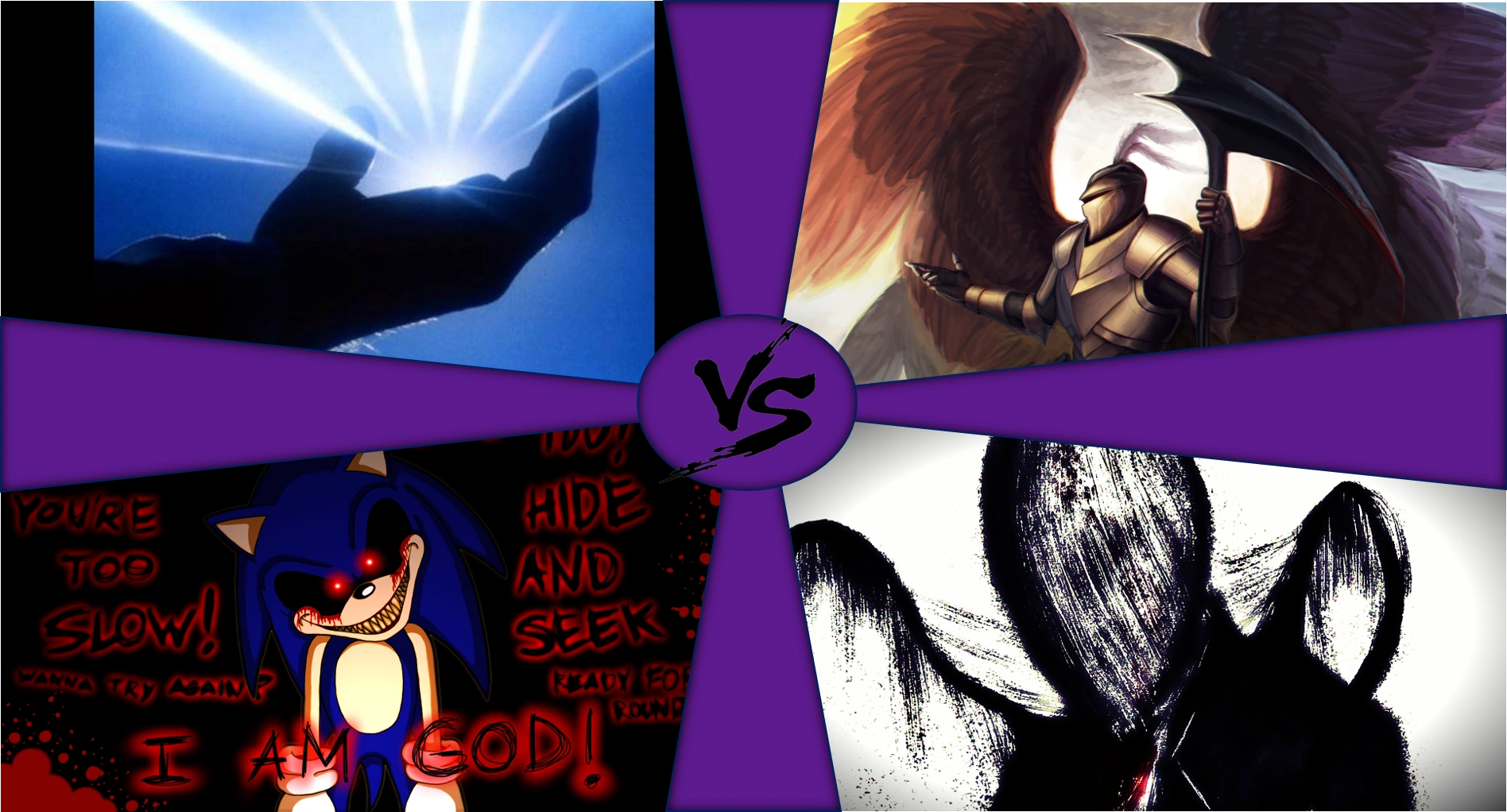 Universal Battle Royale: From this 4 characters, who wins??? Speed is ...