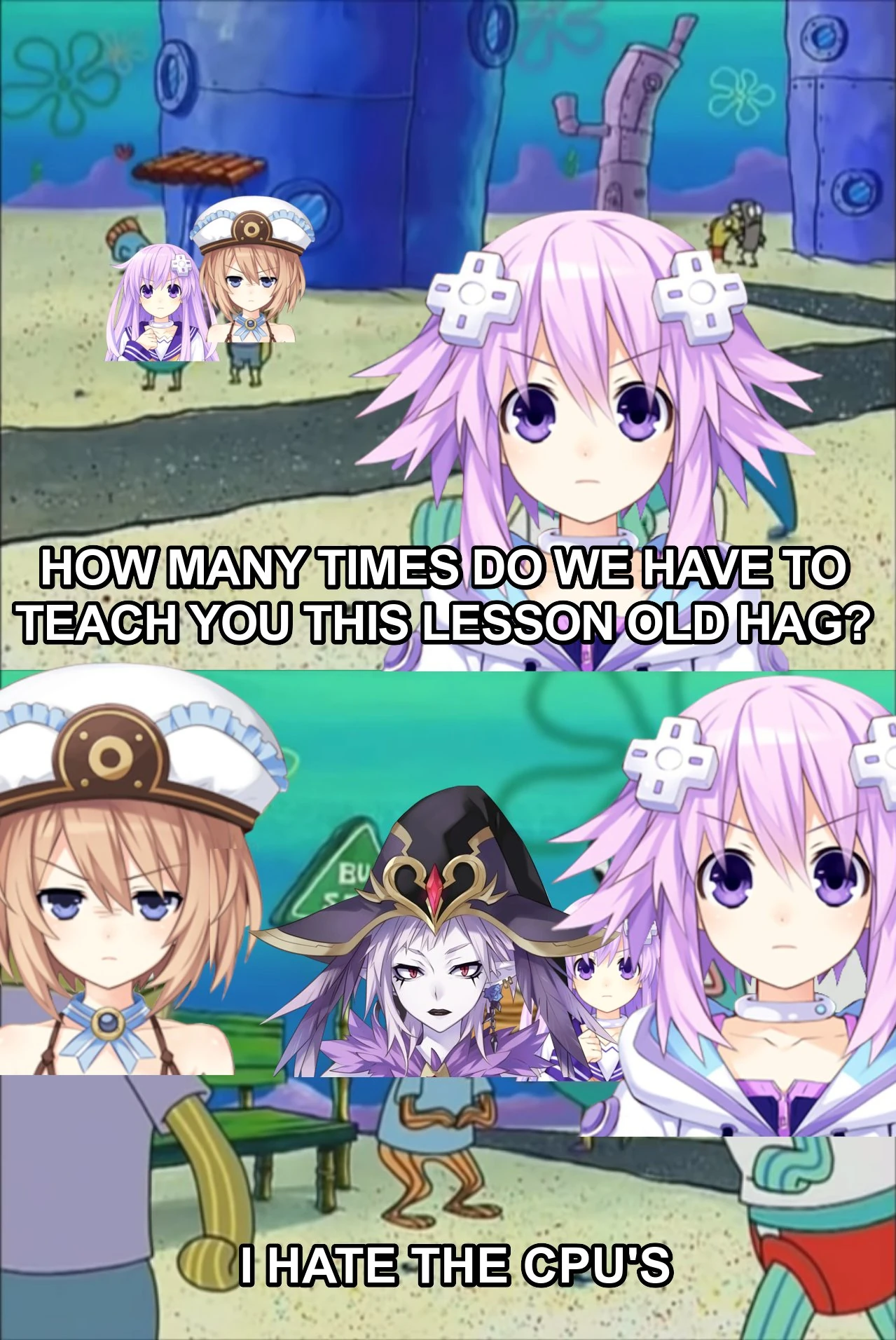 How does it feels like to see Arfoire in almost every Neptunia game ...