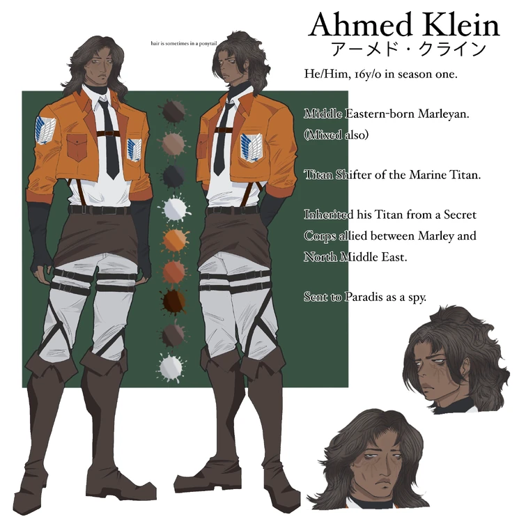 hey im new here + showing my aot oc's in my aot au | Fandom