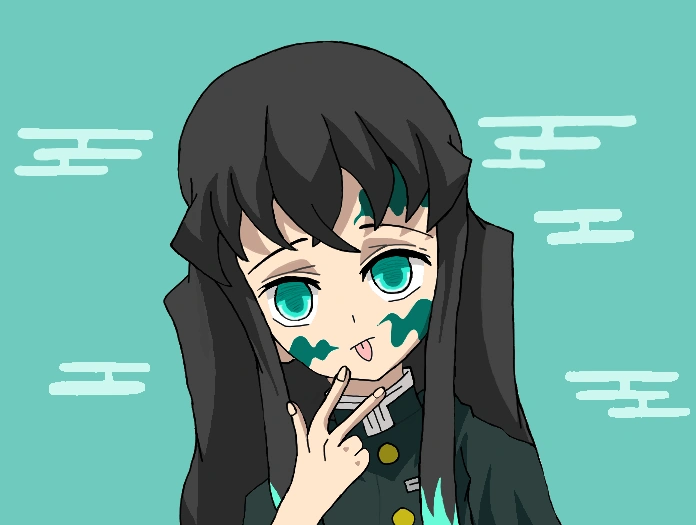 Finished Marked Muichiro drawing | Fandom