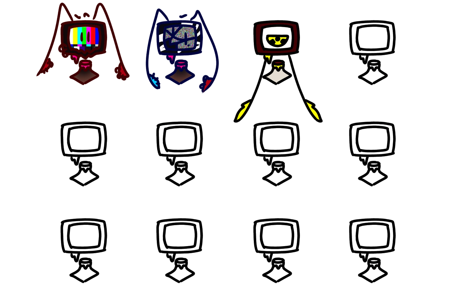 TV head OC basefill challenge (WIP start) | Fandom