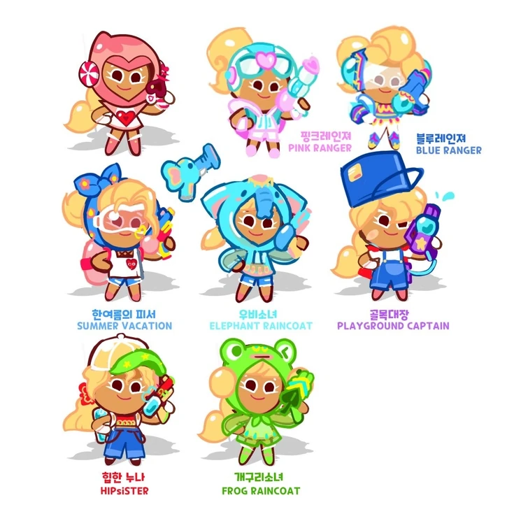 a bunch of cookie run beta designs | Fandom