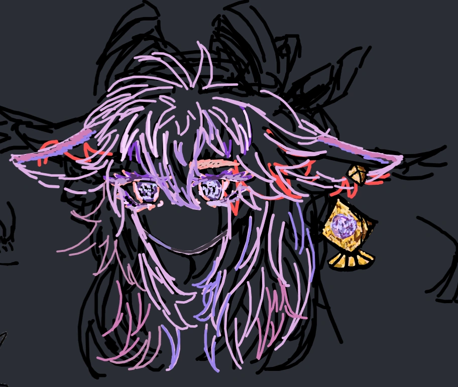 Wip yae miko doodle. | Fandom