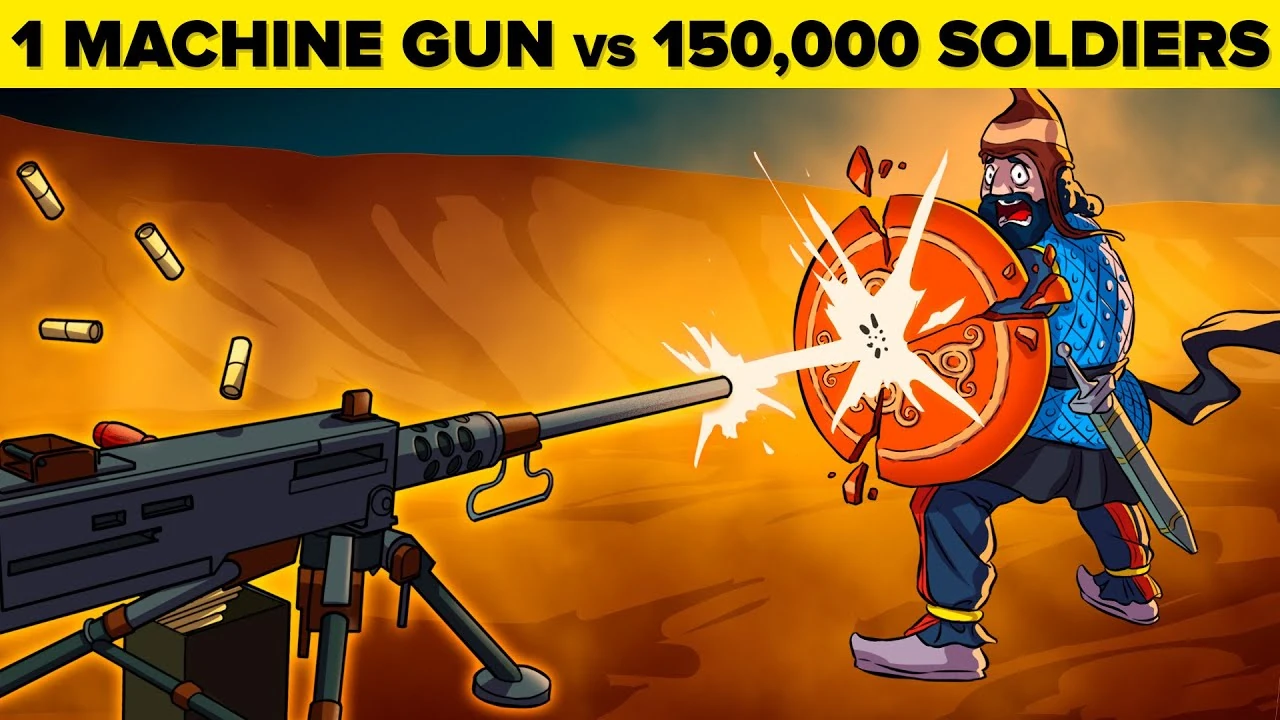 This shows Ma Deuce 50 cal MGs by JSDF deadly to Saderan Empire's Army ...