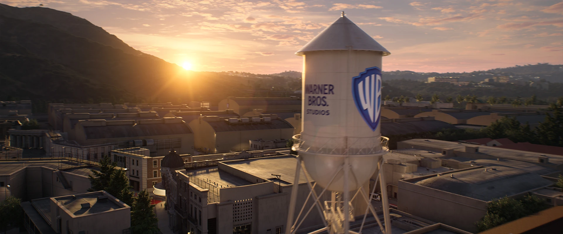 The Warner Bros Water Tower Intro as the wiki background? | Fandom