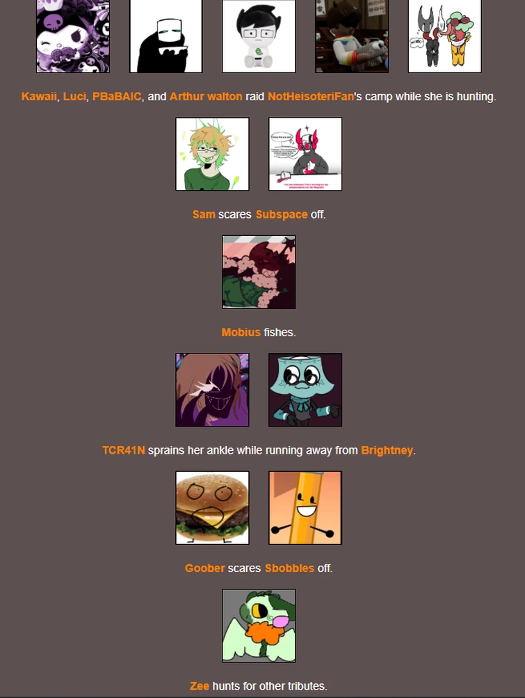 DW Wiki Hunger Games - Update 1 | Fandom