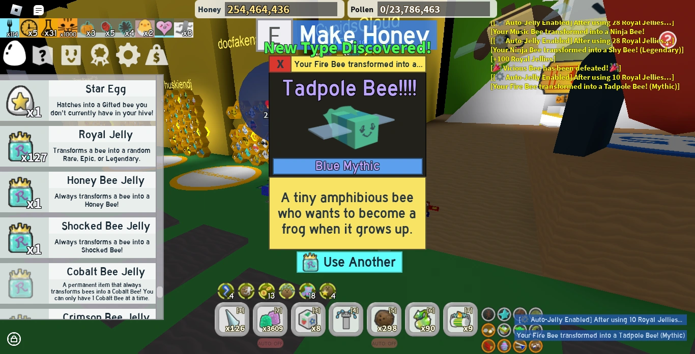 TADPOLE BEE IN 10 JELLIES | Fandom