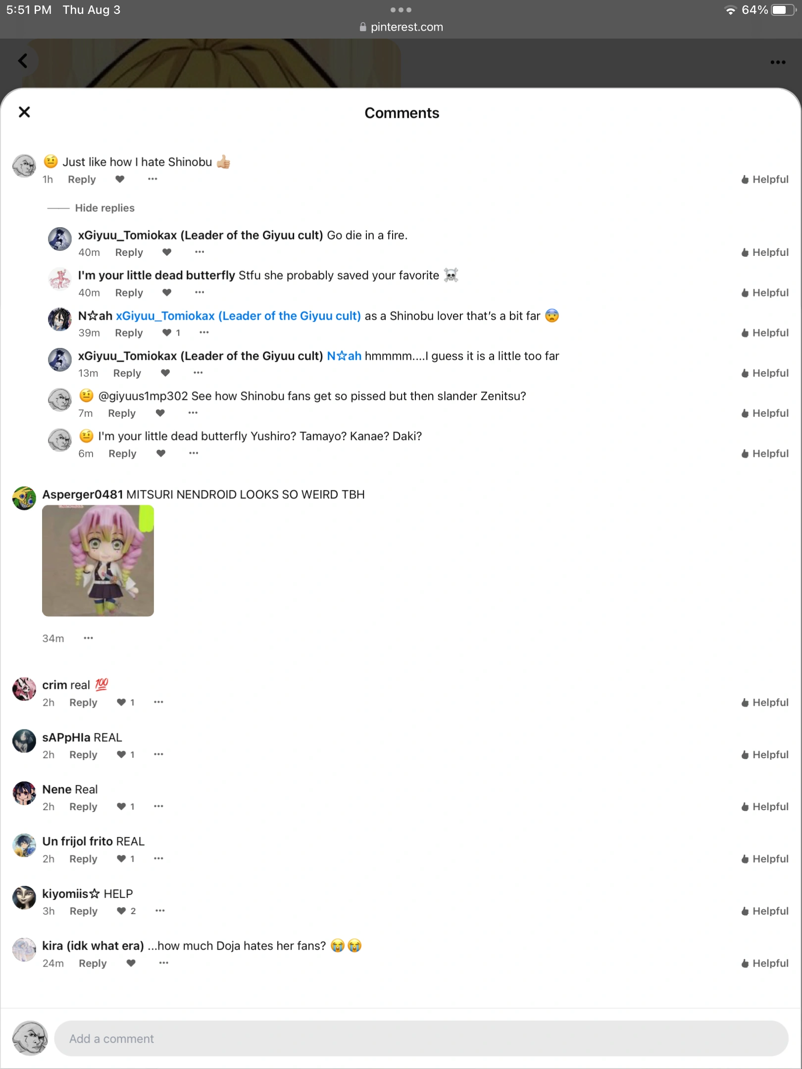 Zenitsu slanderers when you dislike Shinobu | Fandom