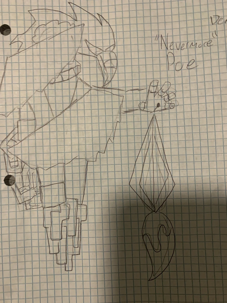 Edgar Allen Poe NEVERMORE (Prime Souls + School, Sketch) | Fandom