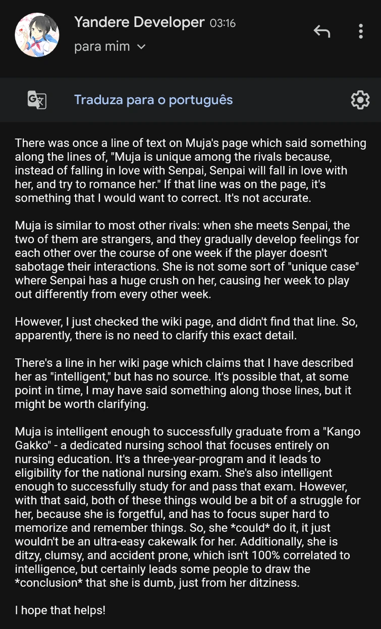 New information about Muja. | Fandom