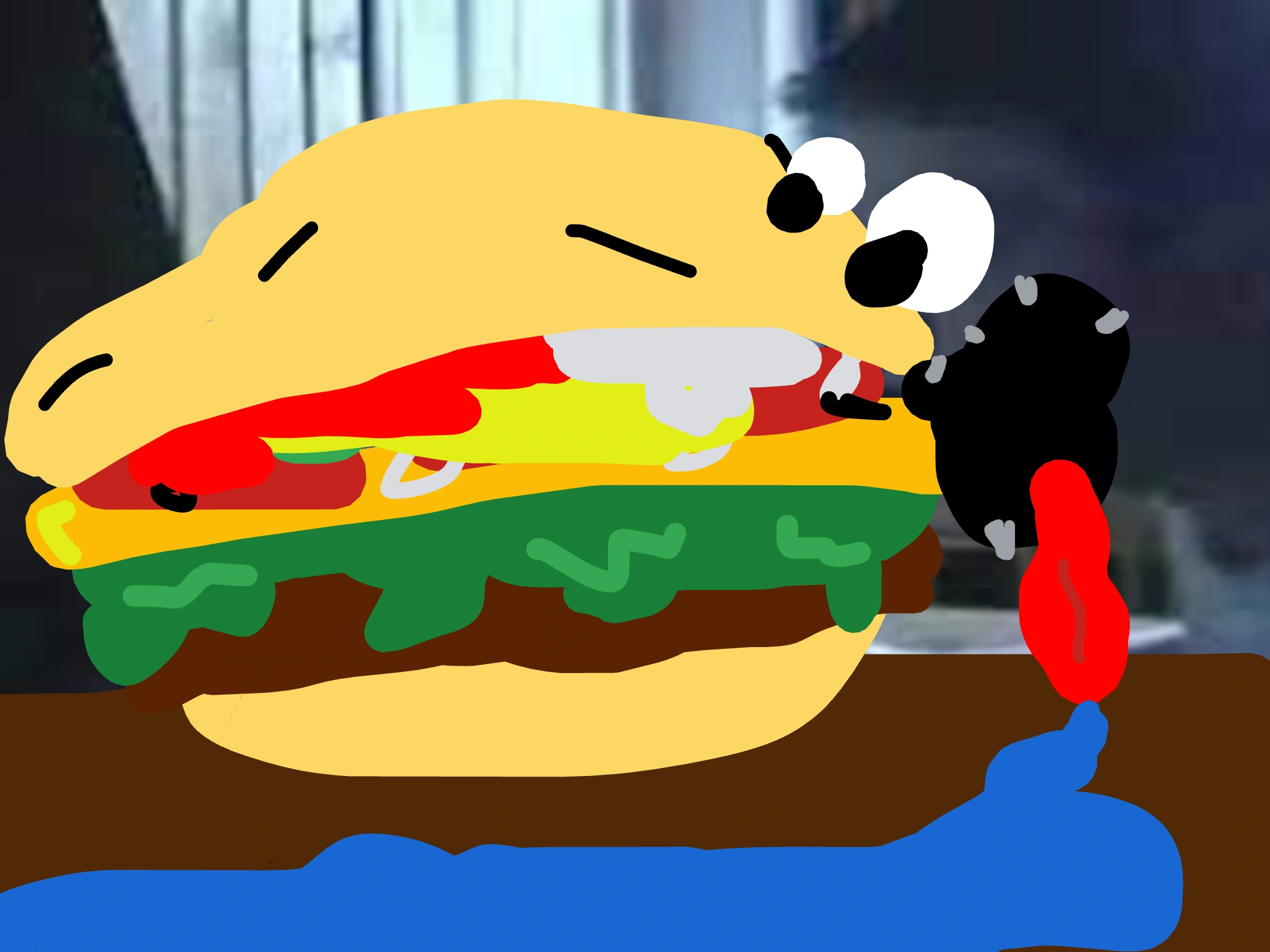 The Angry German kid eats big krabby patty | Fandom