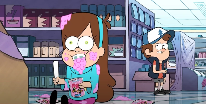 Dipper being genuinely concerned about his sister after hearing loud ...