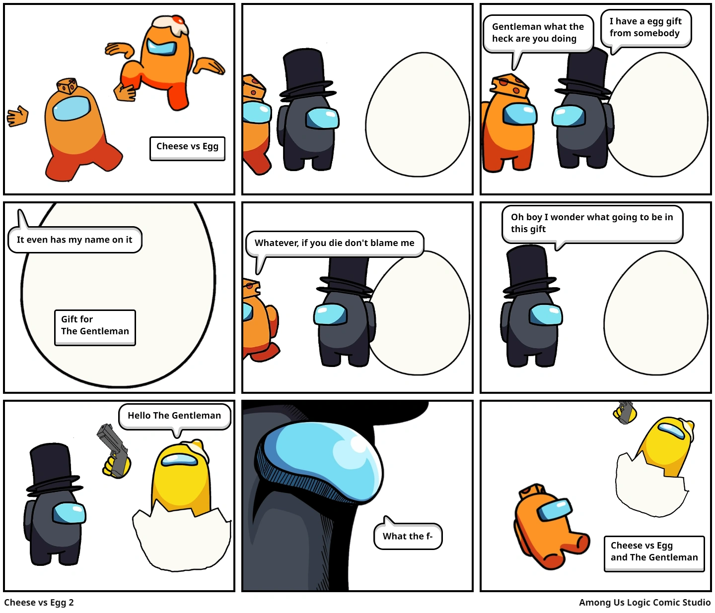 Among Us Logic Comic: Cheese vs Egg 2 | Fandom
