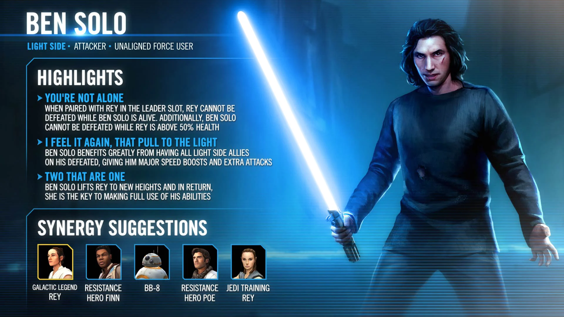 🗞️ [SWGOH] A new character revitalises Rey | Fandom