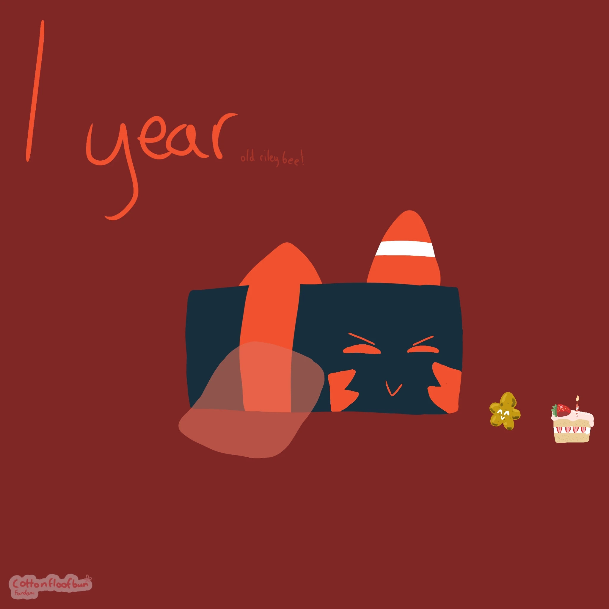 uh my first post is 1 year old so have a happy riley bee | Fandom