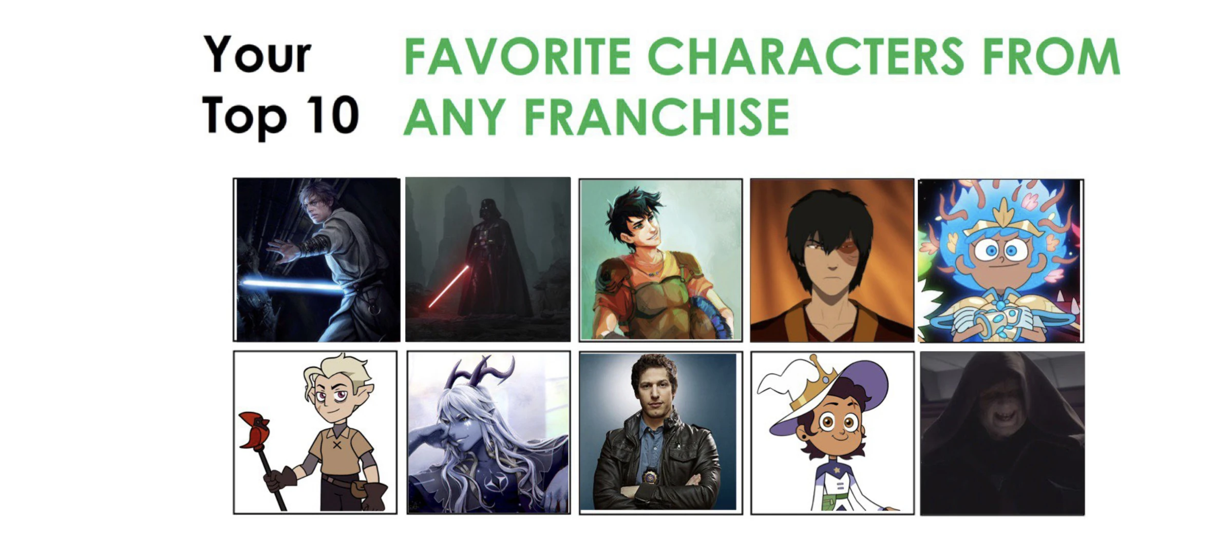 My top 10 favourite fictional characters ever. Judge my taste | Fandom