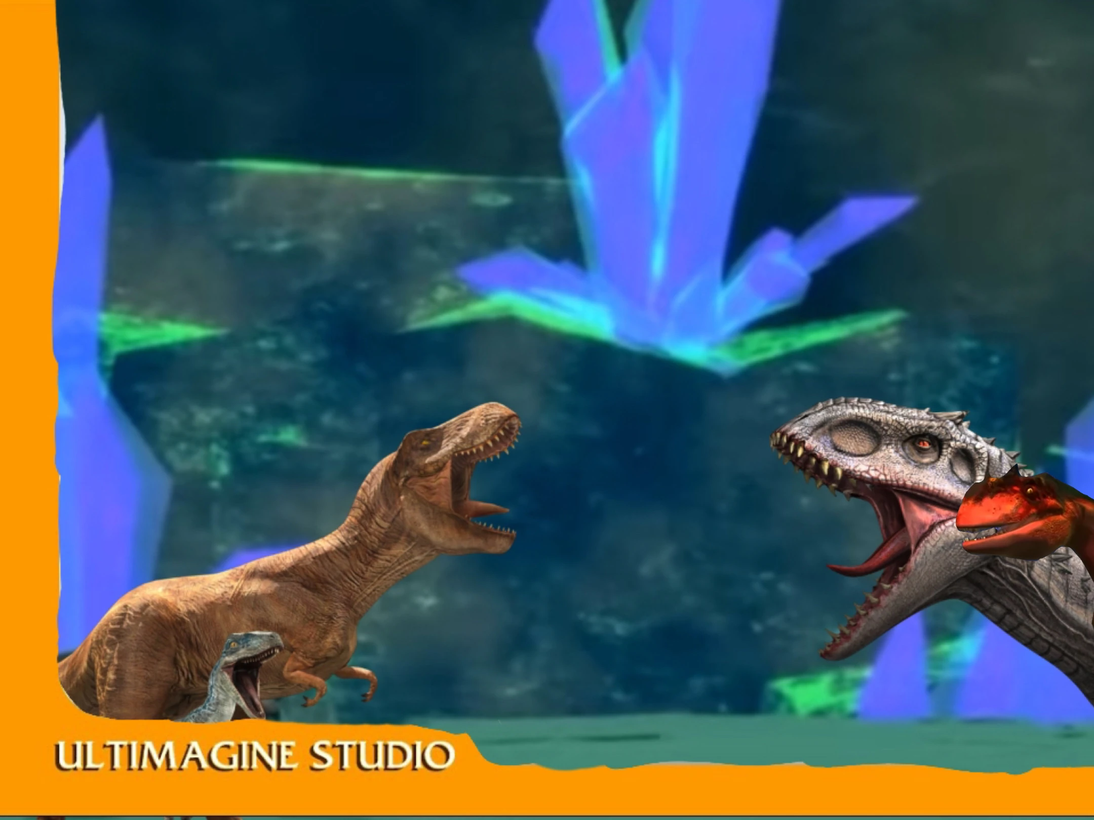 Rexy and Blue vs Indominus and Allosaurus | Fandom