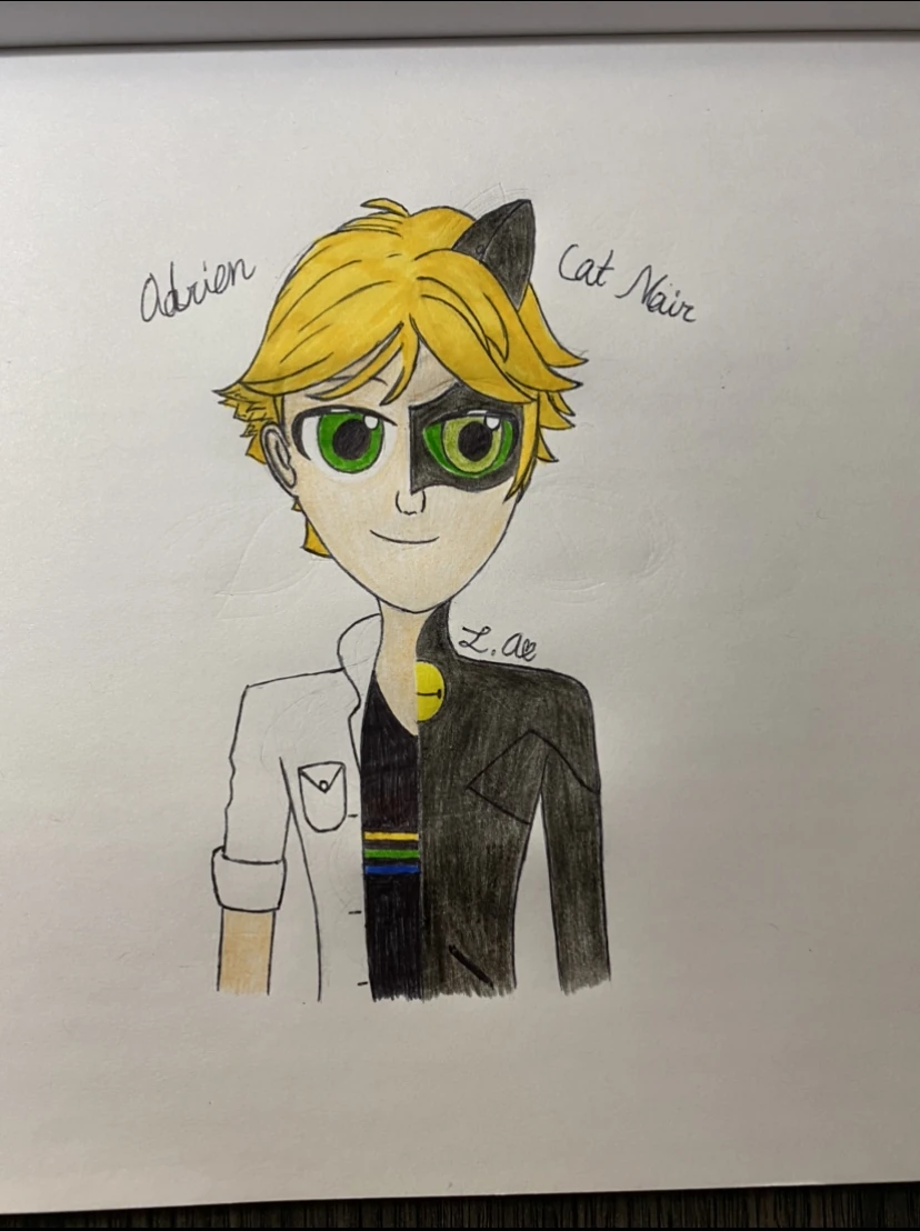 Adrien/Cat Noir fan art 🐈‍⬛ | Fandom