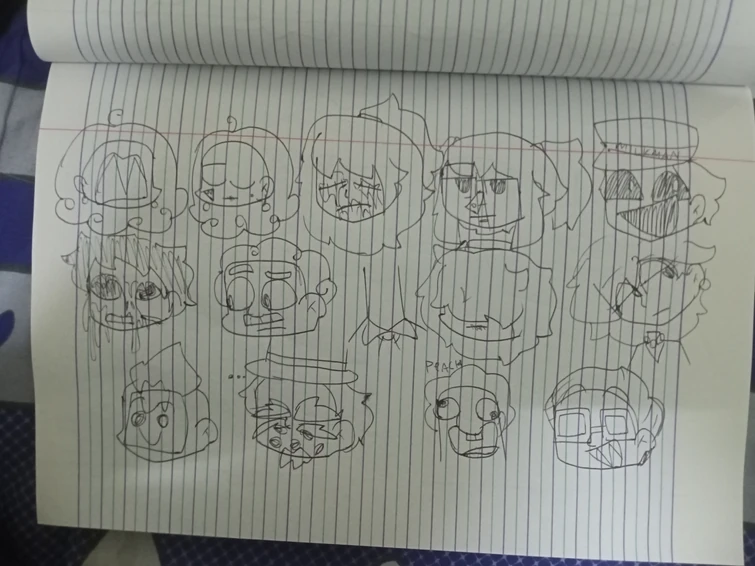 Sketches of that's not my neighbor characters in my style (doppelganger ...