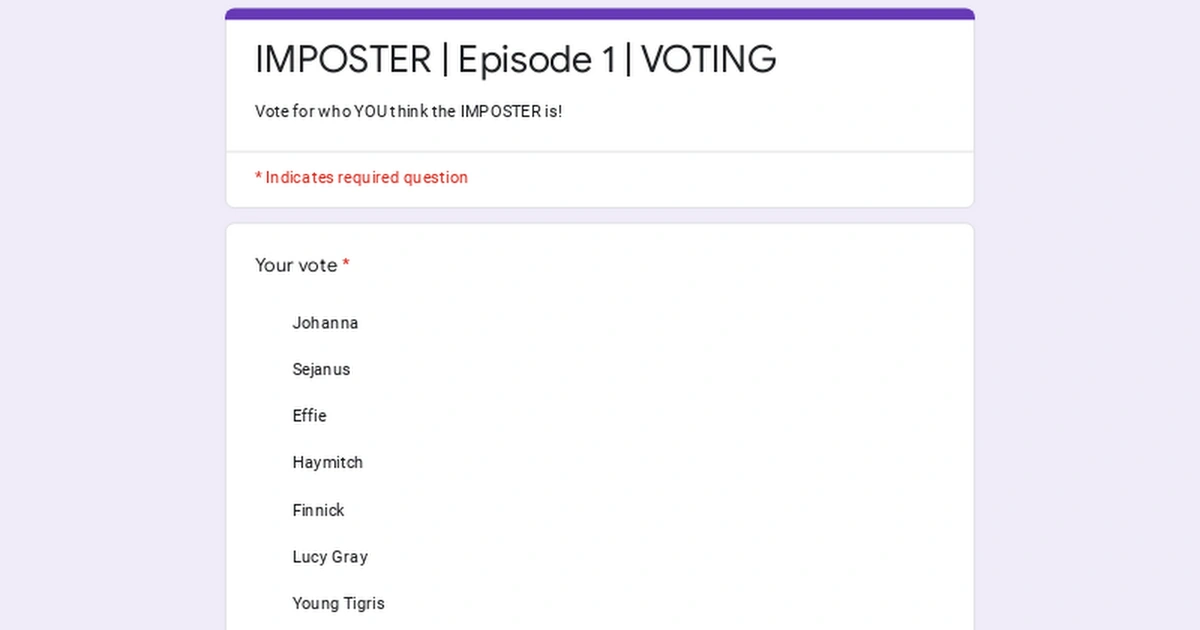 IMPOSTER | Episode 1 | Part 3 | Fandom