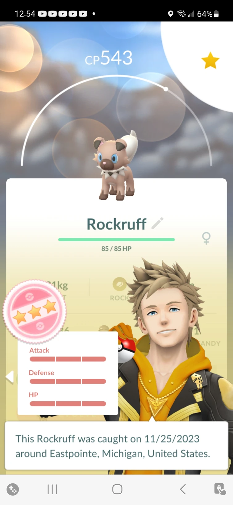 Hatched my second Hundo Rockruff during Mareep Community Day. | Fandom