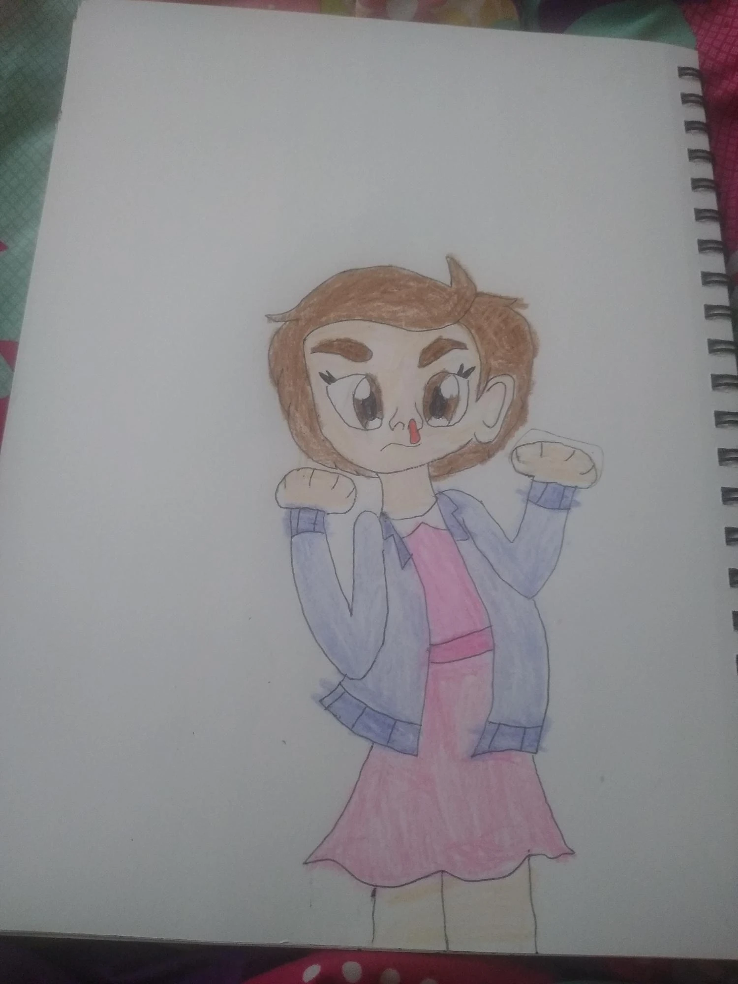 I just drew Eleven again in her iconic season 1 outfit, this time ...