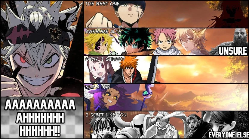 Asta tier list! | Fandom