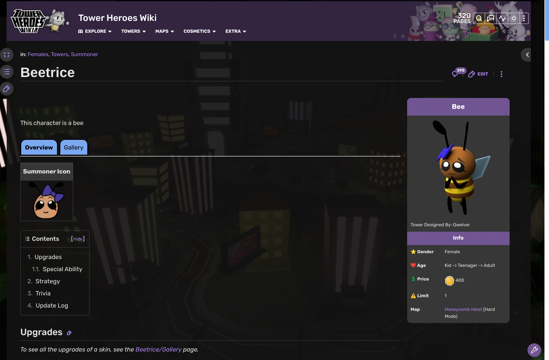 someone vandalized the beetrice page | Fandom