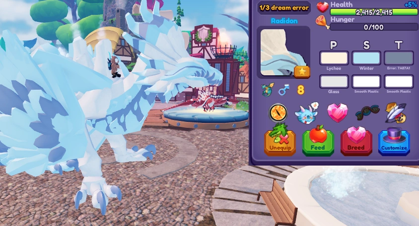 Made my first 1/3 dream error dragon fake bm! | Fandom