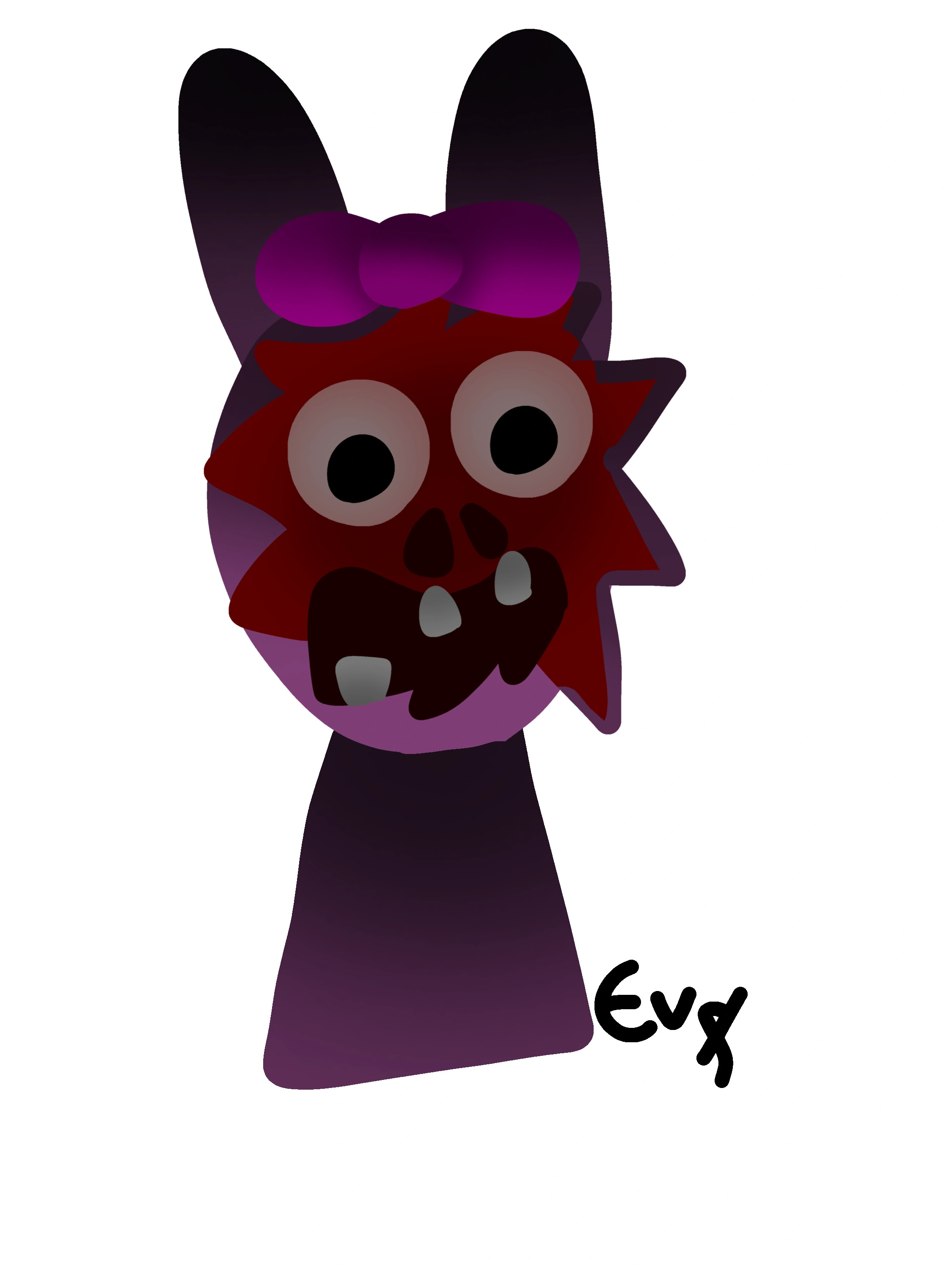 My drawing of Horror Pinki | Fandom